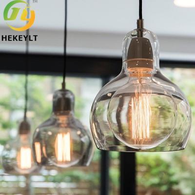 China Nordisches rauchiges hängendes Licht-moderne Innendekoration des Glas-E26 zu verkaufen