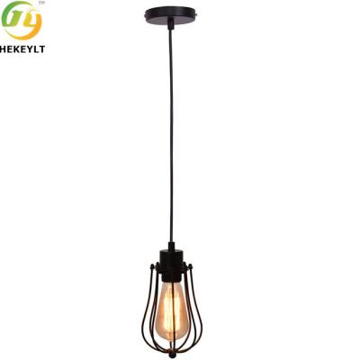 China Bulb Base E26 Round Pendant Light Nordic Retro Industrial Style for sale