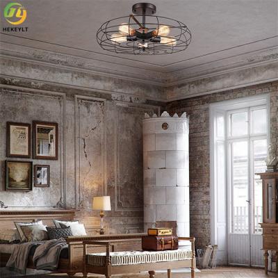 China Luz pendiente nórdica del moho del hierro redondo con la base del bulbo E26 120 vatios en venta