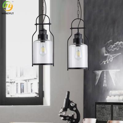 Cina Le vendite calde anneriscono il vetro del ferro hanno condotto la luce decorativa nordica del pendente in vendita
