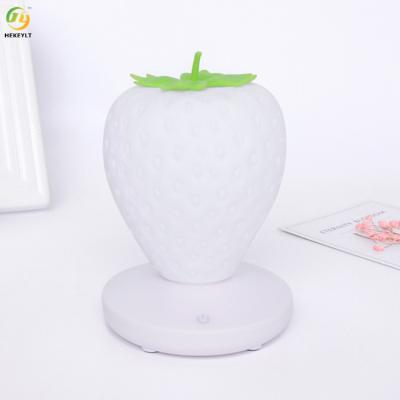 China Touch Dimmable LED Strawberry Nightlight USB For Baby Bedside Table Lamp for sale