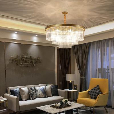 Китай Люстры AC85 Кристл современного золота привесные светлые роскошные - 265V продается
