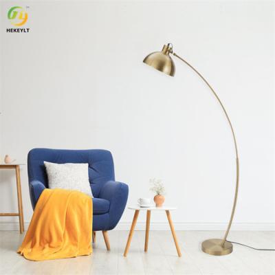 Cina Condizione d'acciaio incurvata d'ottone principale di lusso nordica delle lampade di pavimento in vendita