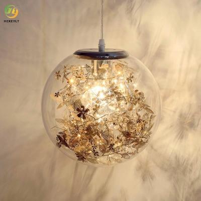 China 30cm E27 moderne hanglamp van helder glas aangepast interieur mode artistiek Te koop