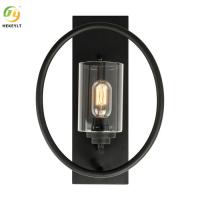 China Dimmable Antique Black Candle Wall Light 1 Light for sale