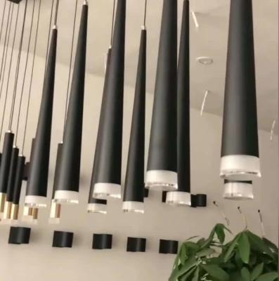 Китай Свет СИД черного алюминиевого офиса гостиницы люстры украшения одиночный привесной продается