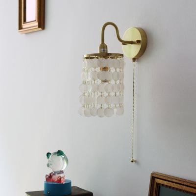 China Natural Shells Decorative Modern Wall Lamp For Indoor Restaurant for sale