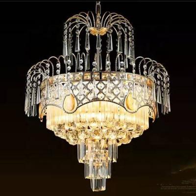 China Sala de estar llevada moderna hermosa de Crystal Chandelier For Hotel And del oro en venta