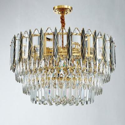 China Lámpara del dormitorio de la luz los 60cm de Crystal Metal Luxury Home Pendant en venta