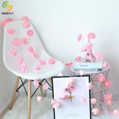 China Rose Lamp String LED Christmas Holiday Birthday Wedding Decoration Light String for sale