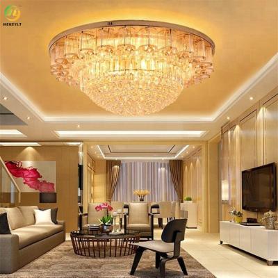 China Modern Luxury K9 Crystal Celling Light For Bedroom Living Room Hall for sale