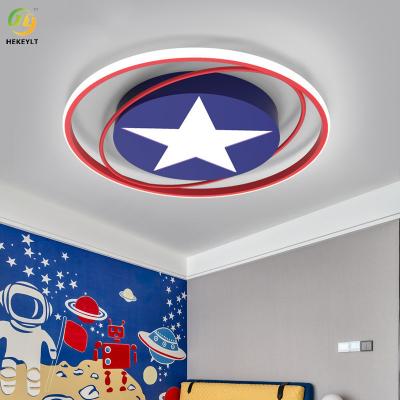 China 創造的な漫画のスパイダーマンの目の保護は寝室部屋の児童室のための天井灯を導いた for sale