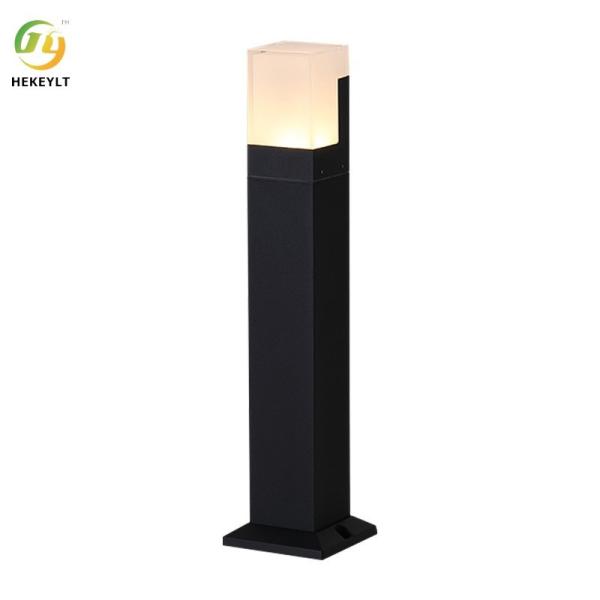 90x90xH600mm Modern Outdoor square Waterproof lawn garden light acrylic lawn light landscape light