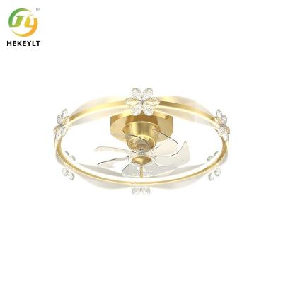 Luz silenciosa integrada simple moderna de la fan de la conversión de frecuencia de la luz de techo del sitio del dormitorio del sitio de niños