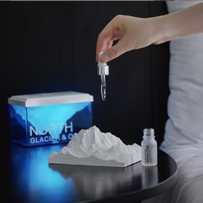 Cina Camera da letto dell'olio essenziale di aromaterapia dell'automobile della decorazione della pietra del diffusore dell'iceberg senza luce notturna di aromaterapia del fuoco in vendita
