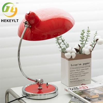 China Danish Bauhaus Lamp Medieval Bedroom Study Desk Reading Nordic Vintage Bedside Lamp for sale