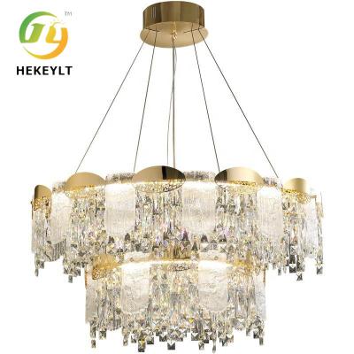 중국 침실 거실 고급 크리스탈 작업등 현대 미니멀리즘 로맨틱한 크림 스타일 판매용