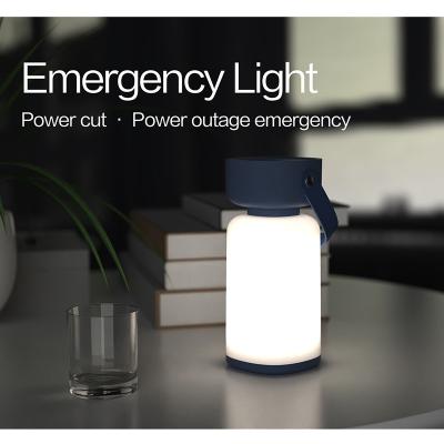 China Simple Outdoor Wireless Portable LED Touch Ambient Lamp Camping Home Night Light for sale