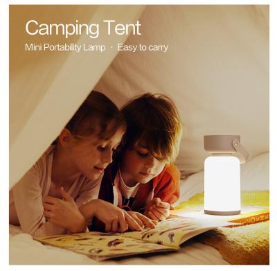 China Simple Outdoor Wireless Portable LED Touch Ambient Lamp Camping Home Night Light for sale