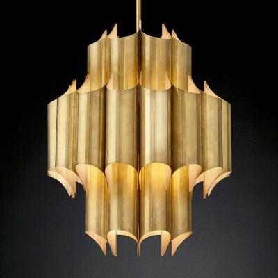 Китай Post Modern Light Luxury All Copper Classic Chandelier Hotel Club Спальня Вилла Подвесный свет продается