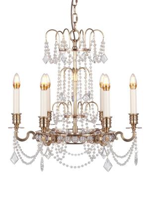 Cina Collare Americano Vintage Candelabro Candelabro Villa Loft Appartamento Scala Luce in vendita