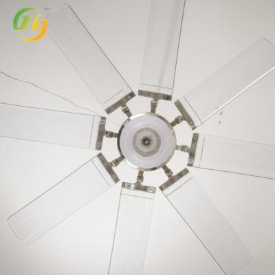 China SENKAI Modern Retro Luxury Invisible ABS 8 Fan Blade Ceiling Fan With Light Iron Lamp Body LED Ceiling Light For Bedroom for sale