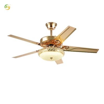 Modern Simple High Wind Iron Leaf LED Restaurant Five-Leaf Fan Lamp Living Room Bedroom Home