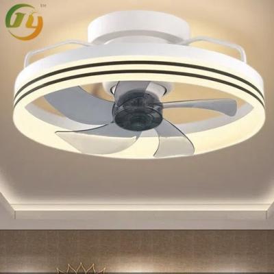 China JYLIGHTING 5 Blades LED Ceiling Fan with Lighting LED Remote Control Fan Light Plastic Modern for sale