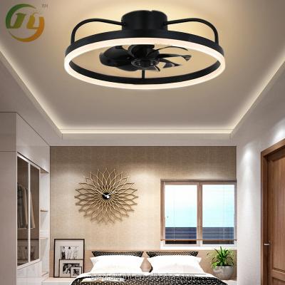 China JYLIGHTING 5 Blades LED Ceiling Fan with Lighting LED Remote Control Fan Light Plastic Modern for sale