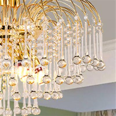 Cina Modern Golden Elegant Luxury Design Fashion Interior Cristallo candelabro in vendita