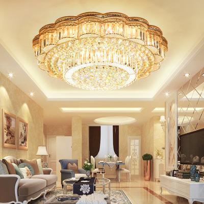 Китай AC 110V-240V Внутренний роскошный стеклянный кристаллический потолочный фонарь для домашних отелей продается