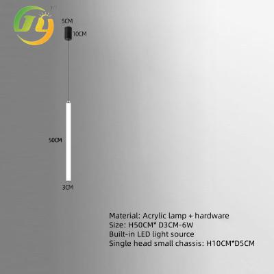 China Modern Linear Pendant Lighting Fixture - Acrylic White Tubes Suspended from Ceiling For Kitchen Island Dinner Room for sale