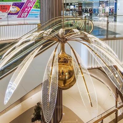 Китай Специализированный современный большой мраморный подвесок Свет Скандинавский дизайн латунь Металл Столовая Кухня Гостиница Бар Внутреннее использование продается