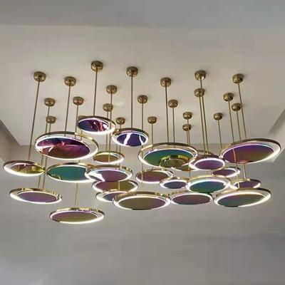 Cina Luce della hall di esposizione d'arte della hall dell'hotel Villa lampadario in acciaio inossidabile lampada pendente in vendita