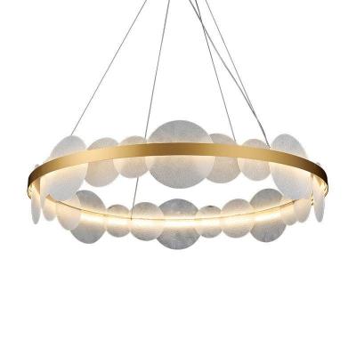 Китай Постмодернистская атмосфера гостиной свет люкс люстра простая спальня столовая круговой творческий подвесный свет продается