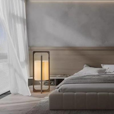 Cina Lampada da pavimento in legno semplice e retro, salotto, camera da letto, hotel wabi-sabi in vendita