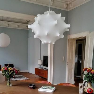 Китай JYLIGHTING Подвесная лампа Wabi Sabi Нерегулярный японский стиль Люстра Светлая белая шелковая потолочная лампа продается