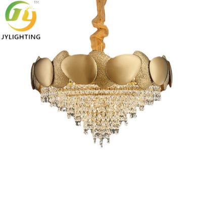 Китай JYLIGHTING K9 Фабрика кристаллической люстры креативная водяная капля роскошная лампа гостиная современный подвесный свет продается