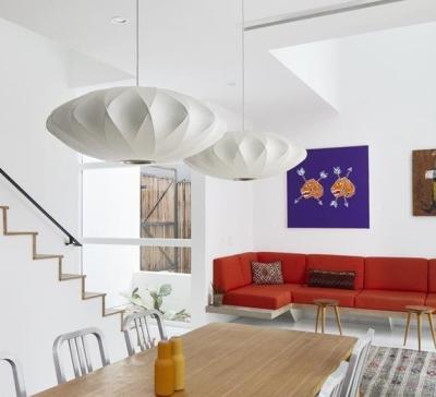 Cina Ristorante d'arte nordica semplice con una sola testa seta soggiorno camera da letto lampadario lampadario in vendita