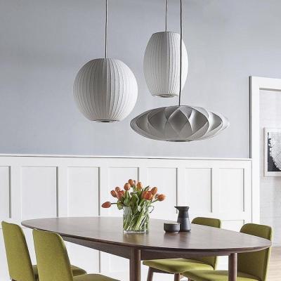 Cina Ristorante d'arte nordica semplice con una sola testa seta soggiorno camera da letto lampadario lampadario in vendita