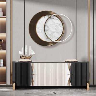 Cina Decorazioni murali metalliche minimaliste sfondo murale luminarie murali per il pranzo in vendita