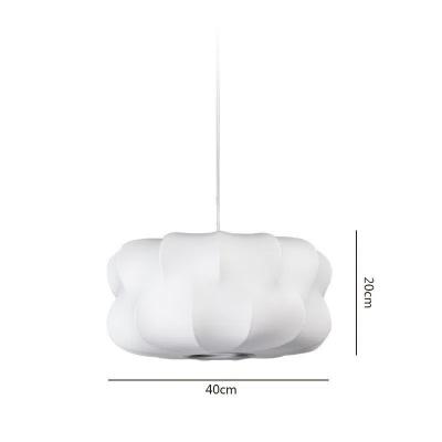 Китай На заказ большие люстры подвесные огни шелковые лампы пузырь для ресторана продается