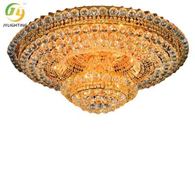 China Modern K9 Cristal Lustrero Luz de techo LED de lujo para hoteles Salones Comerciales Incluidos en venta