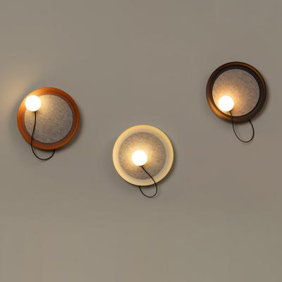 China Wabi-sabi Style Wall Lamp Modern Simple Bedroom Bedside Lamp Living Room Personalized Magnetic Wall Lamp for sale