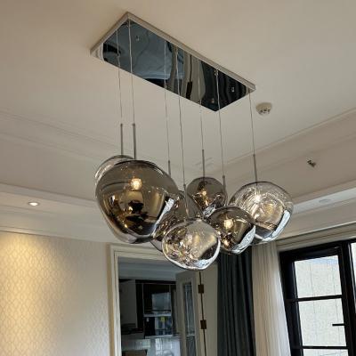 Cina Lampada a sospensione postmoderna in lava, creativa per negozio di abbigliamento, bar, lampada a sospensione, nordica, per soggiorno, lampada a sospensione a testa singola in vendita