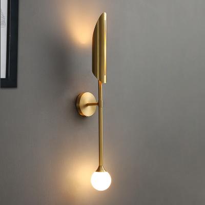 Nordic Creative Bedroom Bedside Lamp Postmodern Minimalist Living Room Wall Lamp
