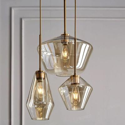 Китай JYLIGHTING Скандинавский современный светильник для потолка кафе, ручной работы, цилиндрический, из прозрачного стекла, подвесной светильник для гостиной, спальни, современный подвесной светильник продается