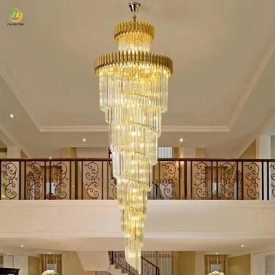 China JYLIGHTING Edifício Duplex no Edifício Lustre de Cristal Estilo Europeu Atmosfera de Luxo Sala de Estar Villa Lustre à venda