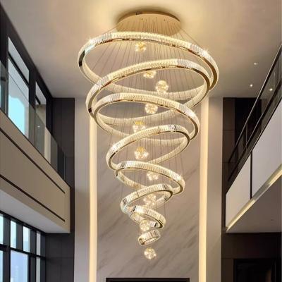 중국 JYLIGHTING 긴 럭셔리 앵커 라이트 호텔 홀 로어 계단 웨딩 LED 금 K9 크리스탈 볼 캔들리 크리스탈 앵커 라이트 판매용