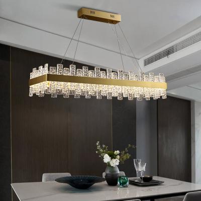 Cina Nuovo lampadario a cristallo moderno, semplice ed elegante per soggiorno, camera da letto, sala da pranzo in vendita